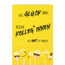 Zum Abschied Smileys >> hier bestellen